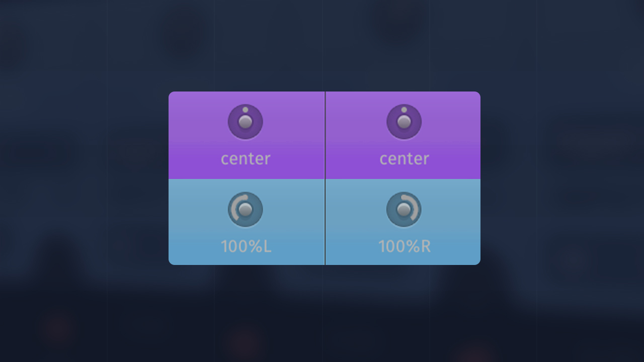 Quickest way to pan tracks